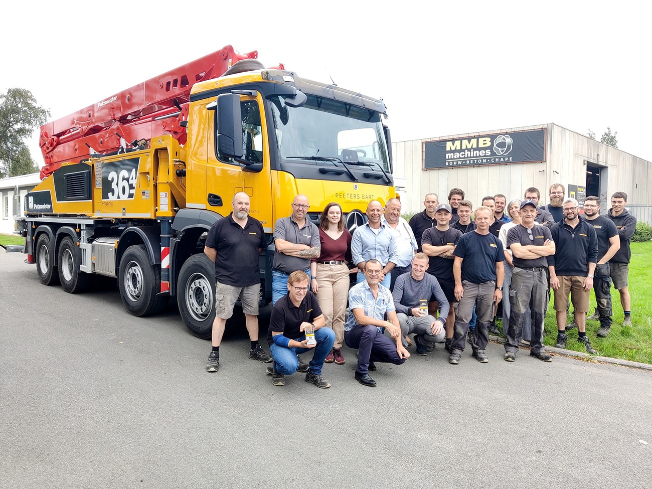MMB machines also distributes Putzmeister concrete pumps in the Netherlands